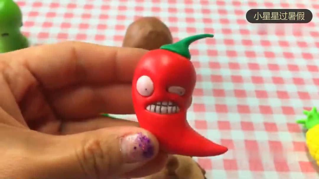 橡皮泥捏出来的《植物大战僵尸》,超Q版简直心灵手巧