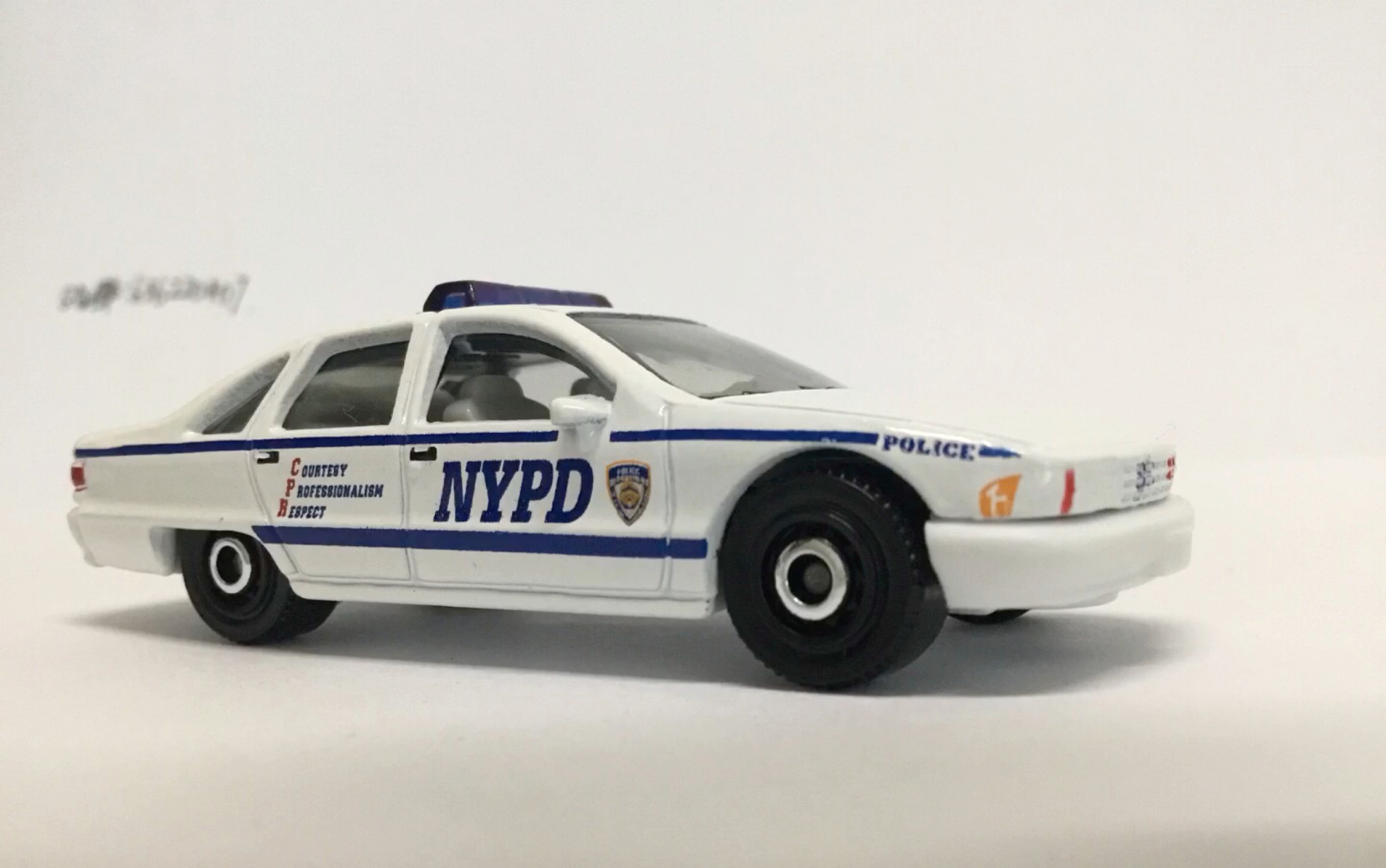 福特老款警车模型。