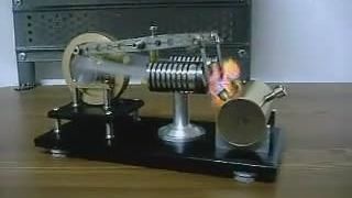 斯特林发动机模型,转速很高