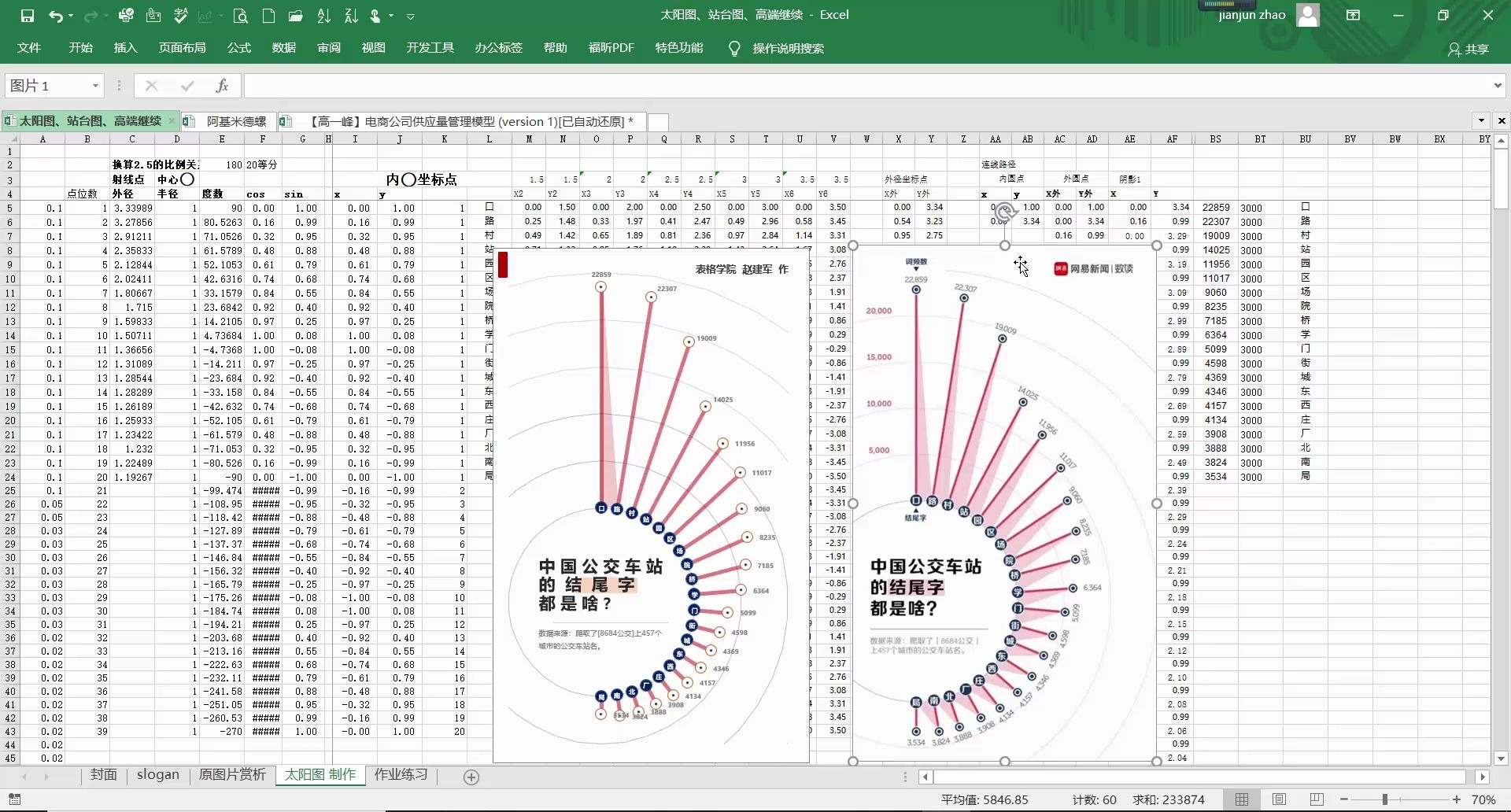 【商务图表】这才是老板想要的图表吧 | 商务图表:03 太阳图