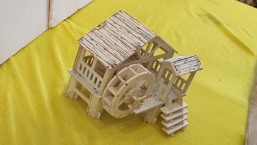 水磨坊3D木质拼图视频教程