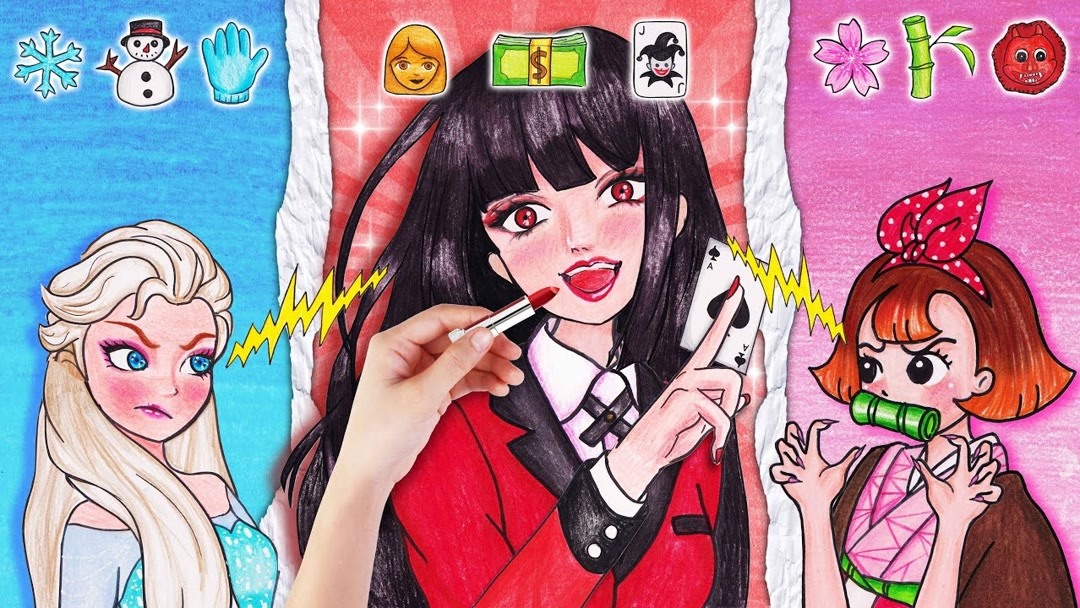 趣味定格动画:小美按要求进行化妆和装扮,她更适合哪种风格?