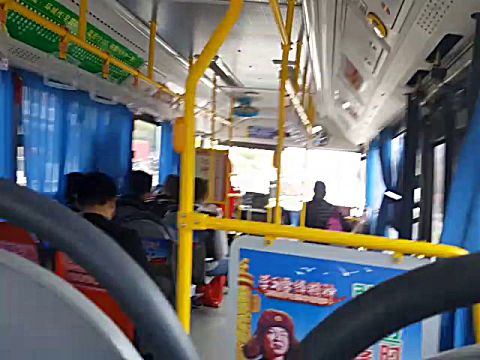 兴国3路宇通e8纯电动公交车,火车站 3路 县政府