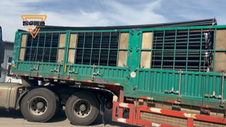 热镀锌圆翼翅片管散热器法兰连接