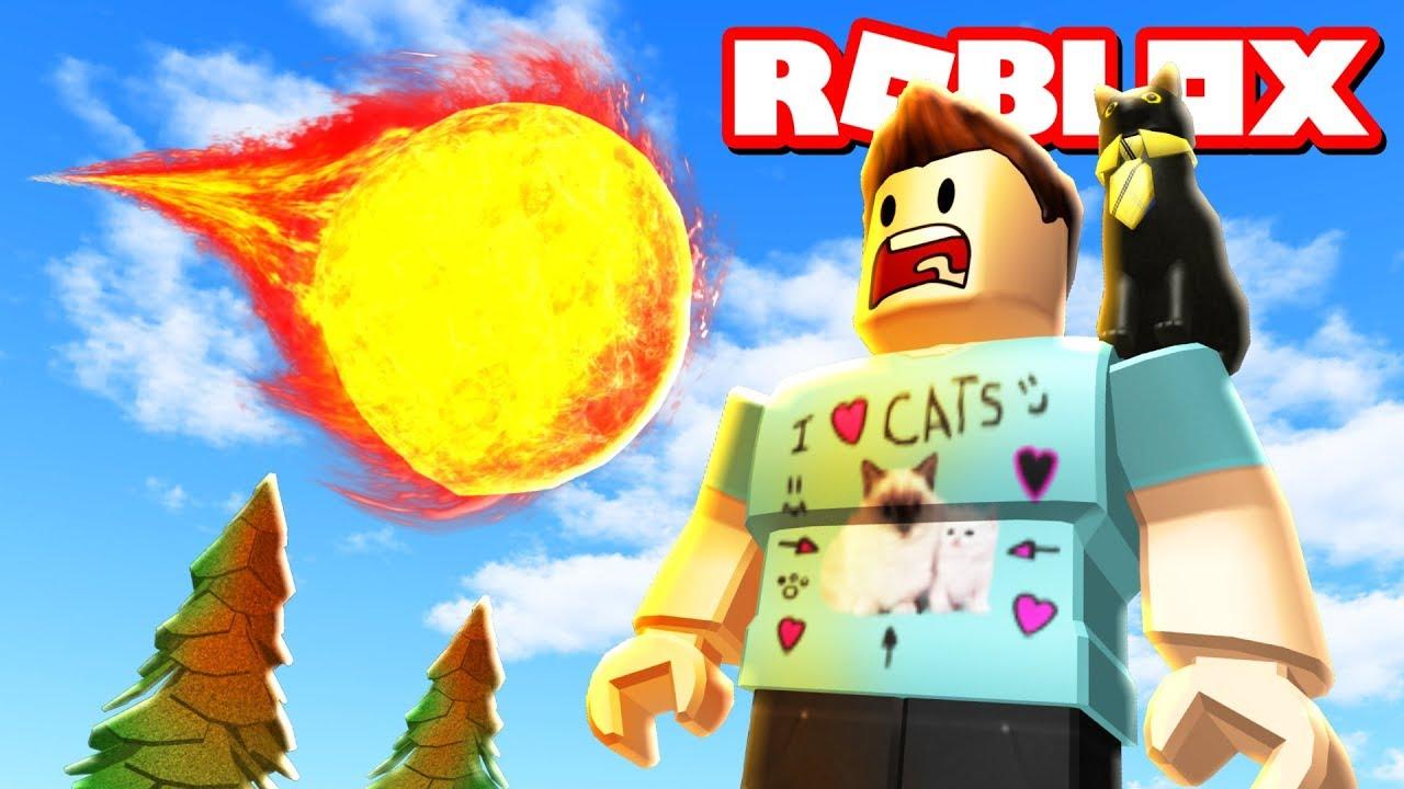 小飞象解说 Roblox自然灾害模拟器 游乐园天降陨石!