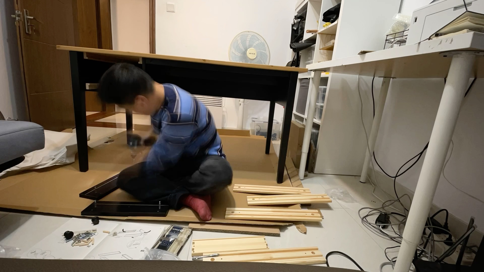 宜家800块捡漏实木办公桌!