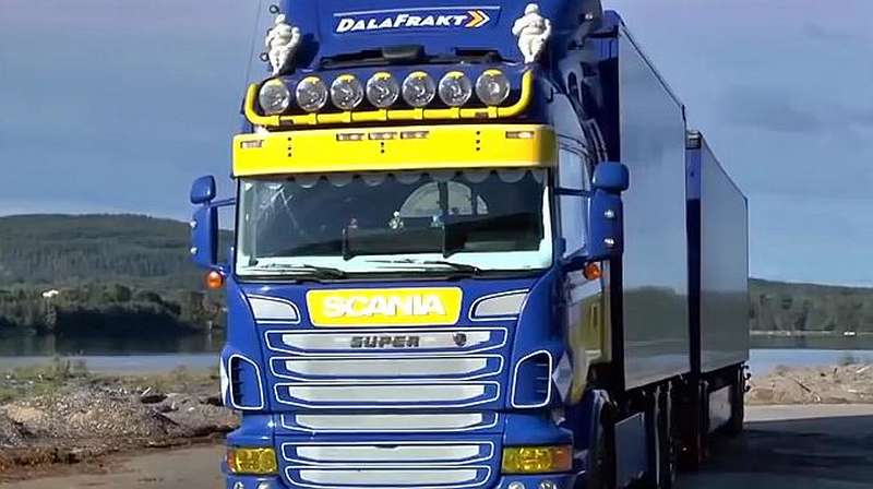 这样的斯堪尼亚卡车,你见过吗?(真豪~)