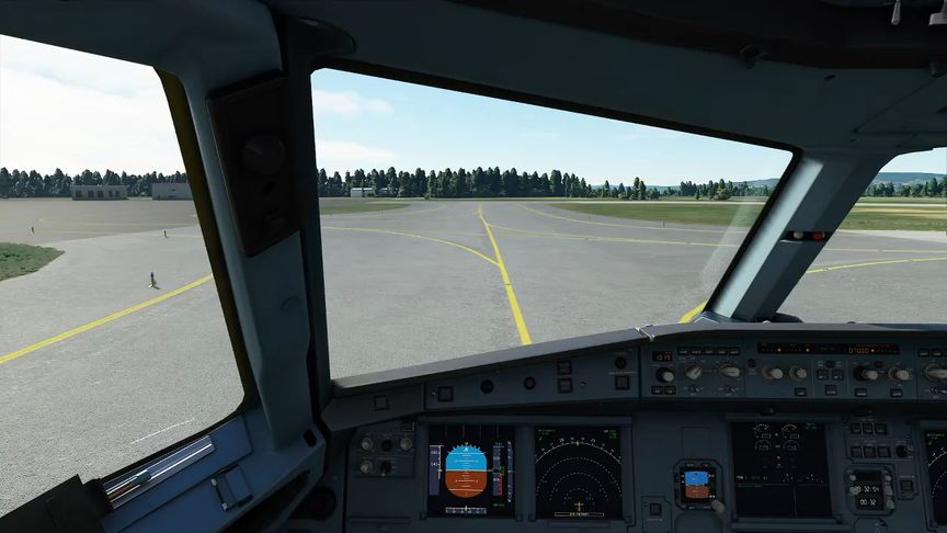 微软模拟飞行ߑ�‍✈️A320✈️ENGMߛ�️EDDH