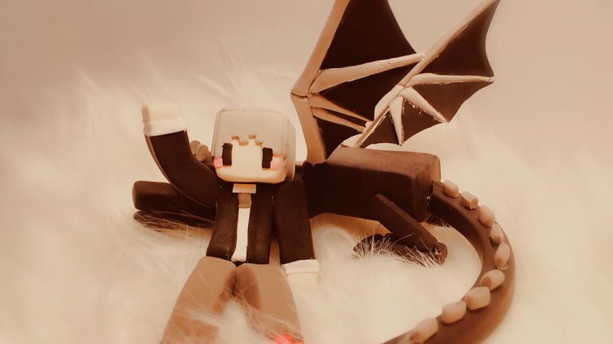 【不会跌倒的羽毛!】制作过程【超轻粘土】我的世界【教程】