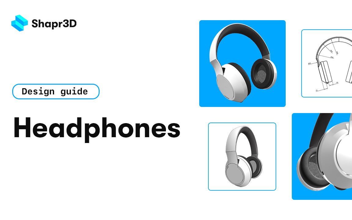 【中字】3D设计耳机 | Shapr3D工业设计教程