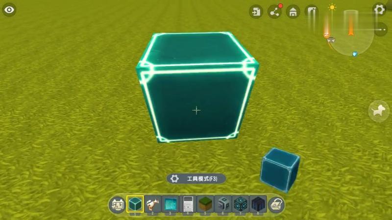 迷你世界电路教学,1分钟教您制作科技旋转门,原来这么简单