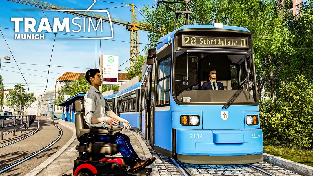 有轨电车模拟 慕尼黑:LOTUS同款线路 试玩28路有轨电车