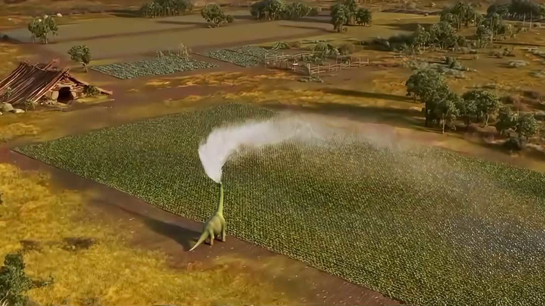 当年行星陨石没有撞击地球,恐龙也没灭绝,还学会了种田