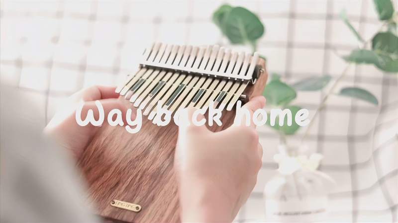 《way back home》拇指琴演奏超级火的一首歌