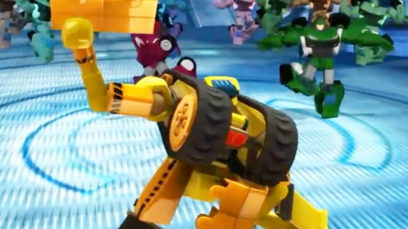 洛洛历险记:机器人看着笨重,跳起舞来真是不是盖的