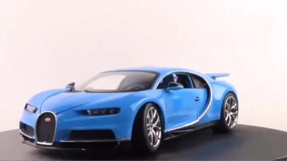 报废的布加迪凯龙车模,修复改色翻新全过程