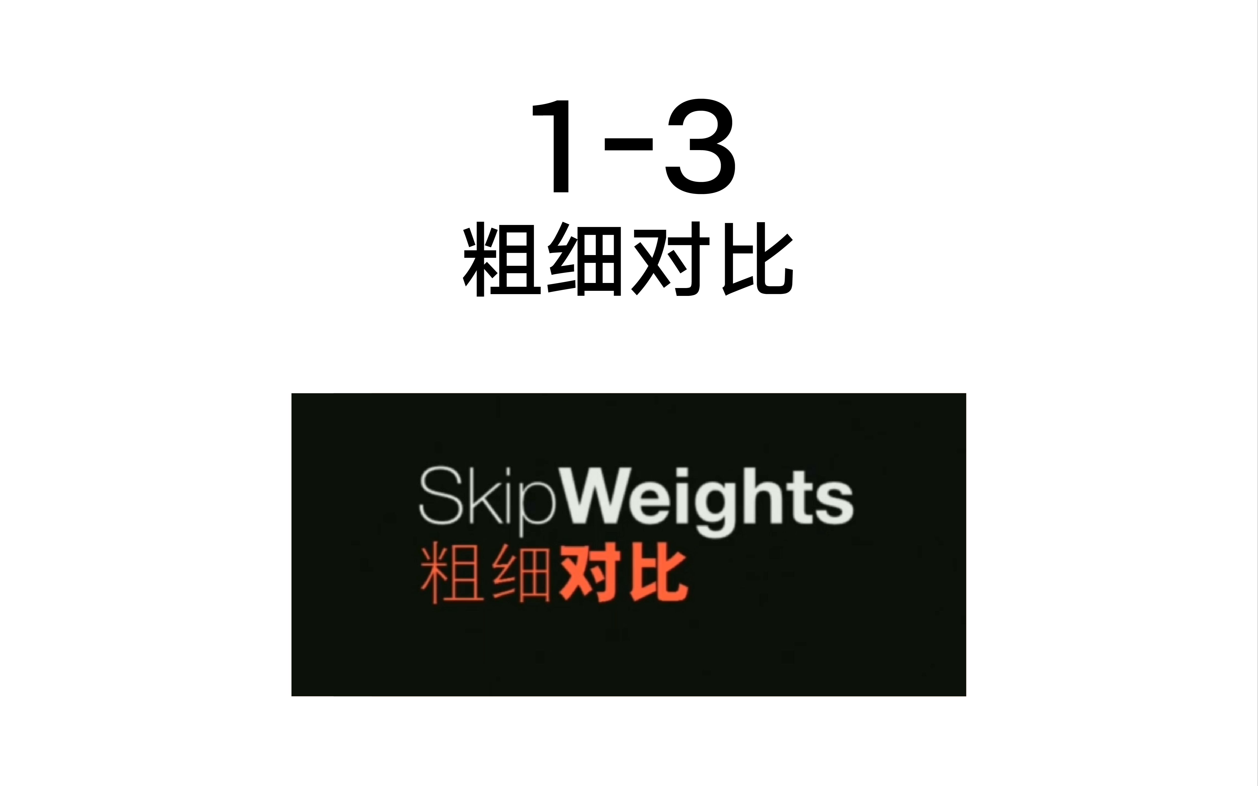 【版面设计教程】第1章-03 粗细对比