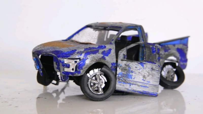 翻新修复一辆福特猛禽F150皮卡模型