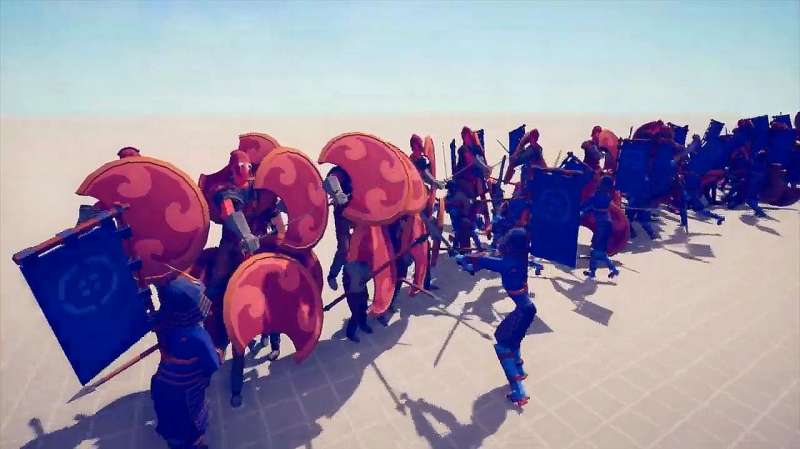 全面战争模拟器:武士迂回包抄完虐斯巴达