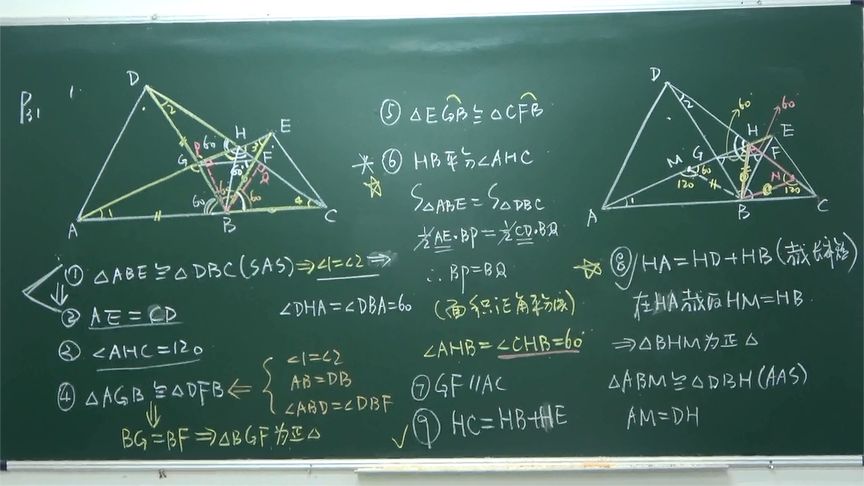 手拉手几何模型的二级结论