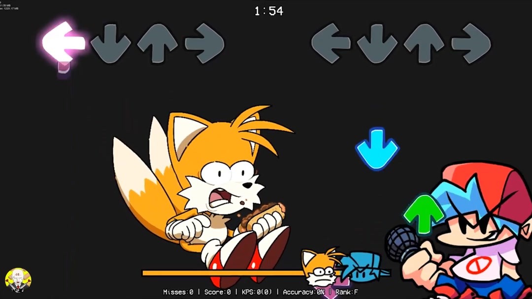 FNF周五夜放克:塔尔斯一蹦三尺高,见到男友激动成这样?