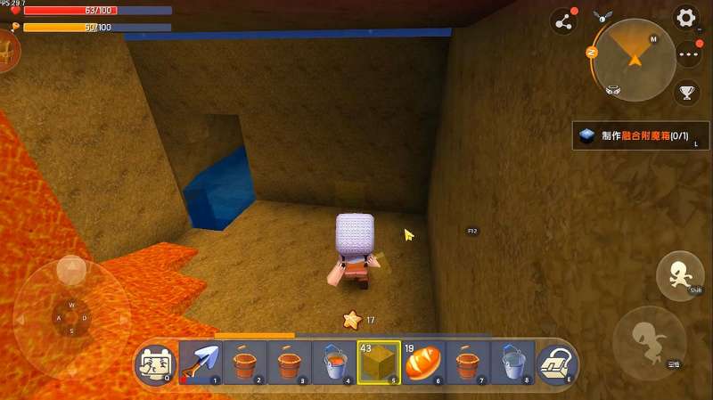 迷你世界:做一个刷怪塔 不知道能不能用