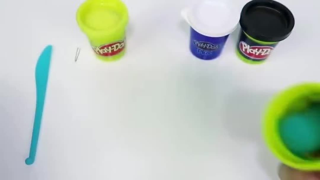 彩泥手工制作可爱的小动物