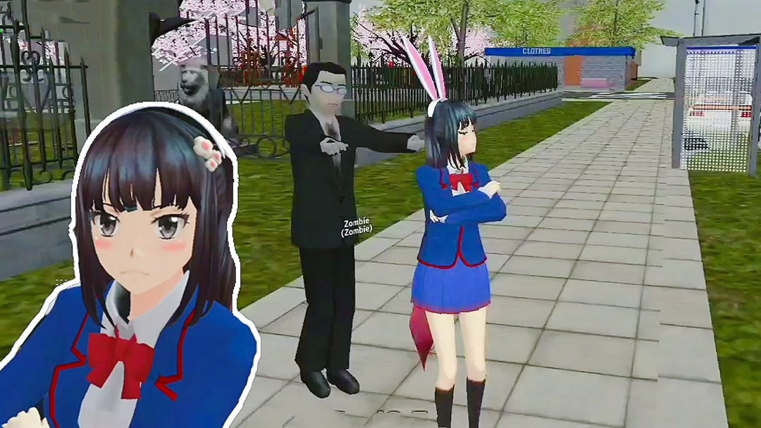 【高校模拟器】兔小姐才不害怕僵尸呢～ 游戏