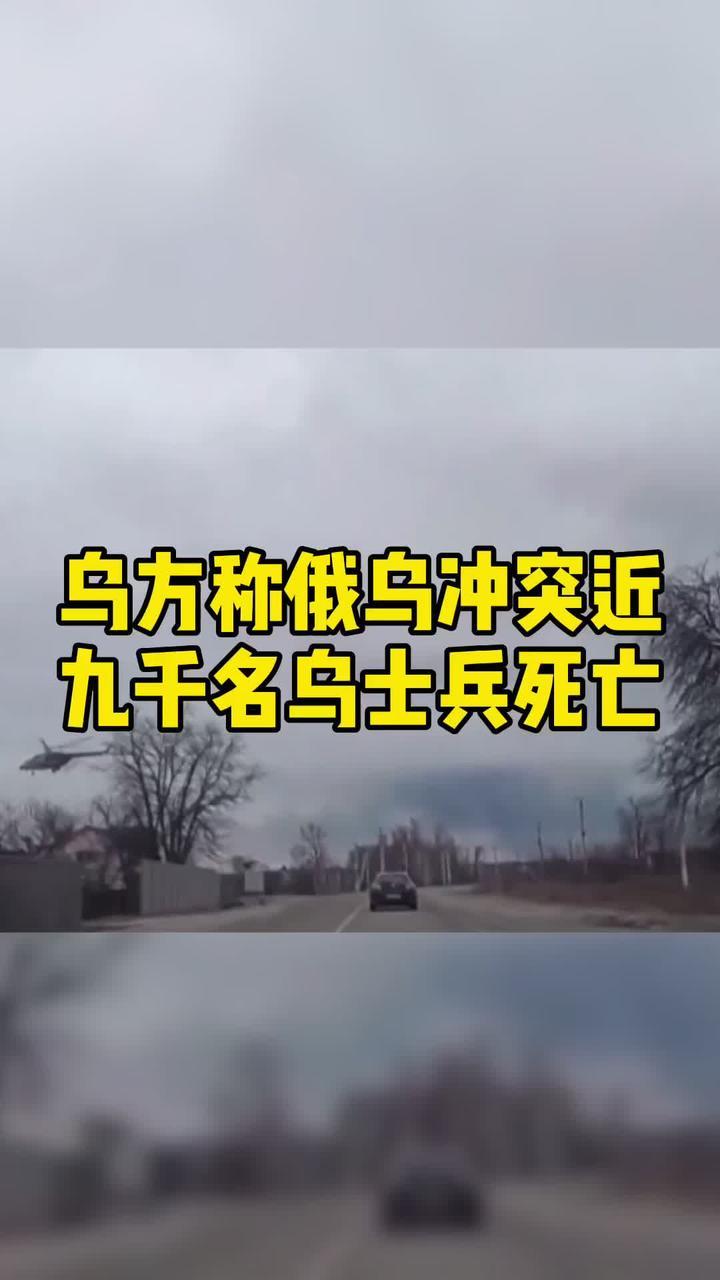 乌方称俄乌冲突近九千名乌士兵死亡