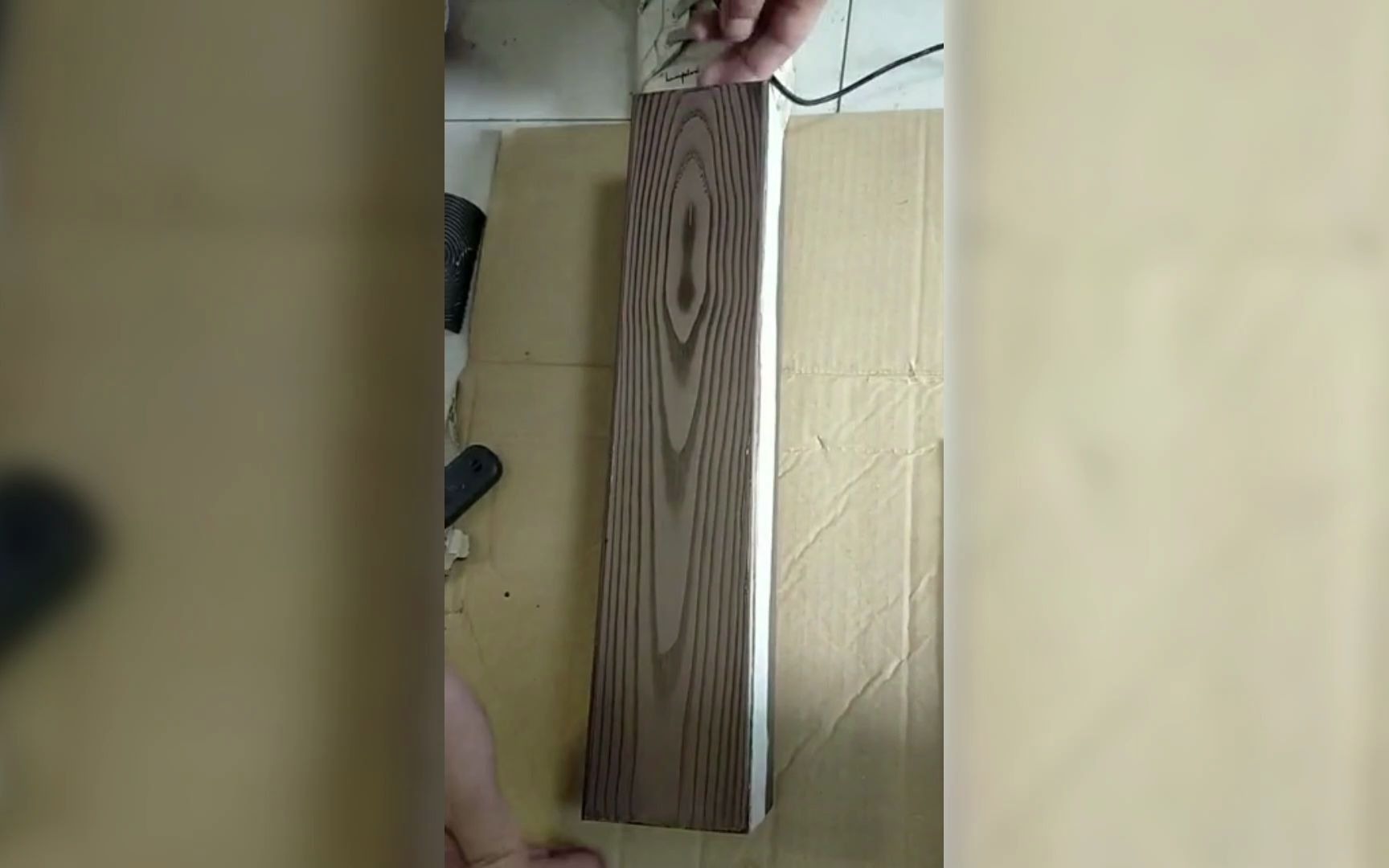 华彩方钢木纹漆施工镀锌管木纹漆的做法视频教学