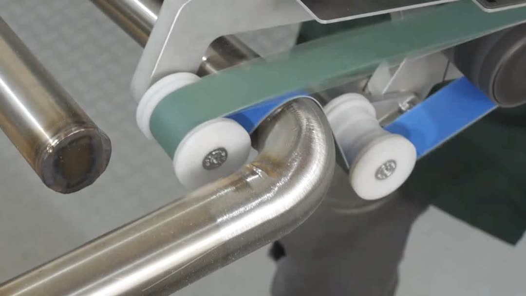 原来不锈钢楼梯扶手弯头焊接处原来是这样打磨的,长见识了