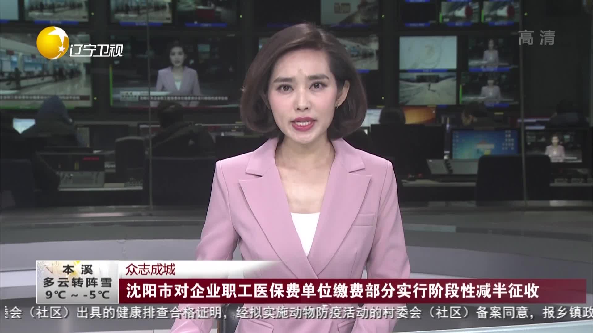 沈阳市对企业职工医保费单位缴费部分实行阶段性减半征收