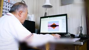 日本老人用Excel绘出精美画作 笔触细腻堪比传统绘画