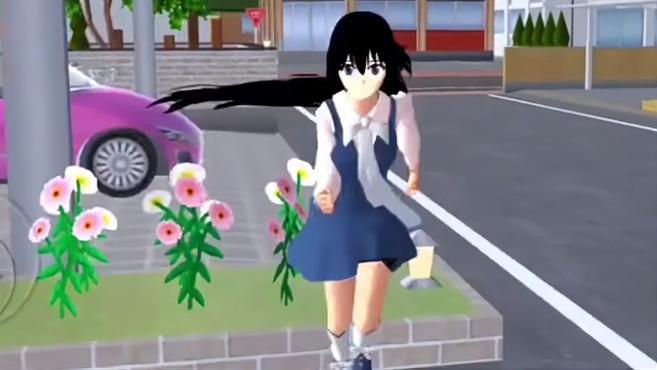 樱花校园模拟器:今天我们要挑战不同的视觉开车