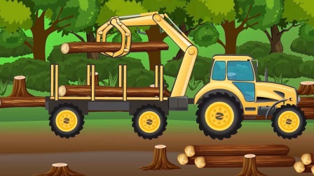 超级挖掘机动画 神奇的拖拉机