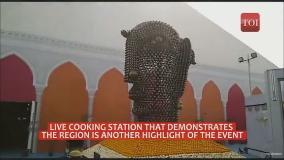 印度第一届世界食品博览会在新德里举行