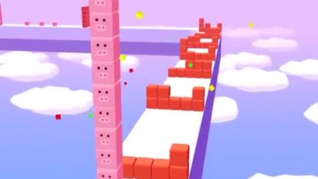 趣味小游戏:佩奇动画 方块翻翻翻 佩奇动画