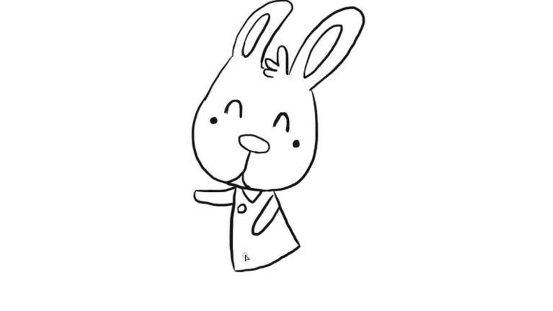 [小林简笔画]教你如何画兔子 跳舞的兔子简笔画画法幼儿儿童绘画教程