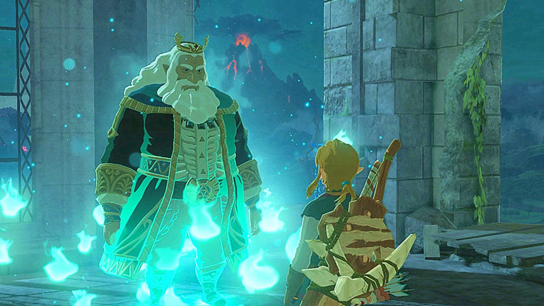 《塞尔达传说:荒野之息》04 滑翔伞解锁,海拉鲁国王变身!