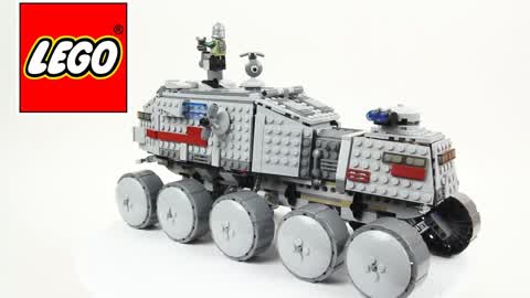 LEGO乐高积木+定格动画系列 :lego 克隆军涡轮坦克