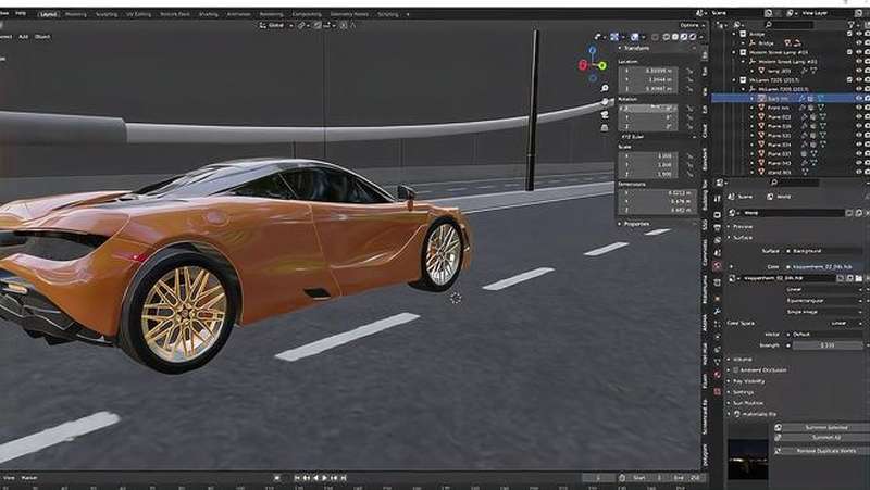 在Blender中只需15分钟即可创建专业汽车动画!