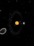 模拟太阳系,看各行星运转情况,还有小行星带(火星与木星之间)和柯伊柏...