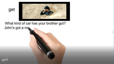 英语思维角度学动词 :get的意象3思维训练二