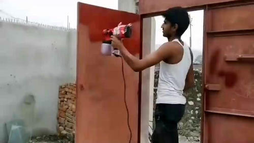 油漆乳胶漆涂料电动喷枪,插电就能用