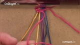 手工：如何用毛线编手链 视频
