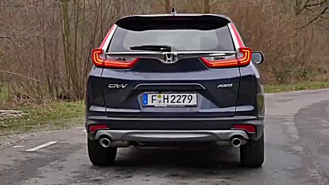 2019款本田CRV, 后排座椅放倒的瞬间, 才知道什么叫宽敞