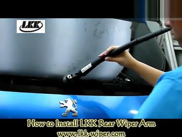 如何安装与拆除LKK后窗雨刷臂
