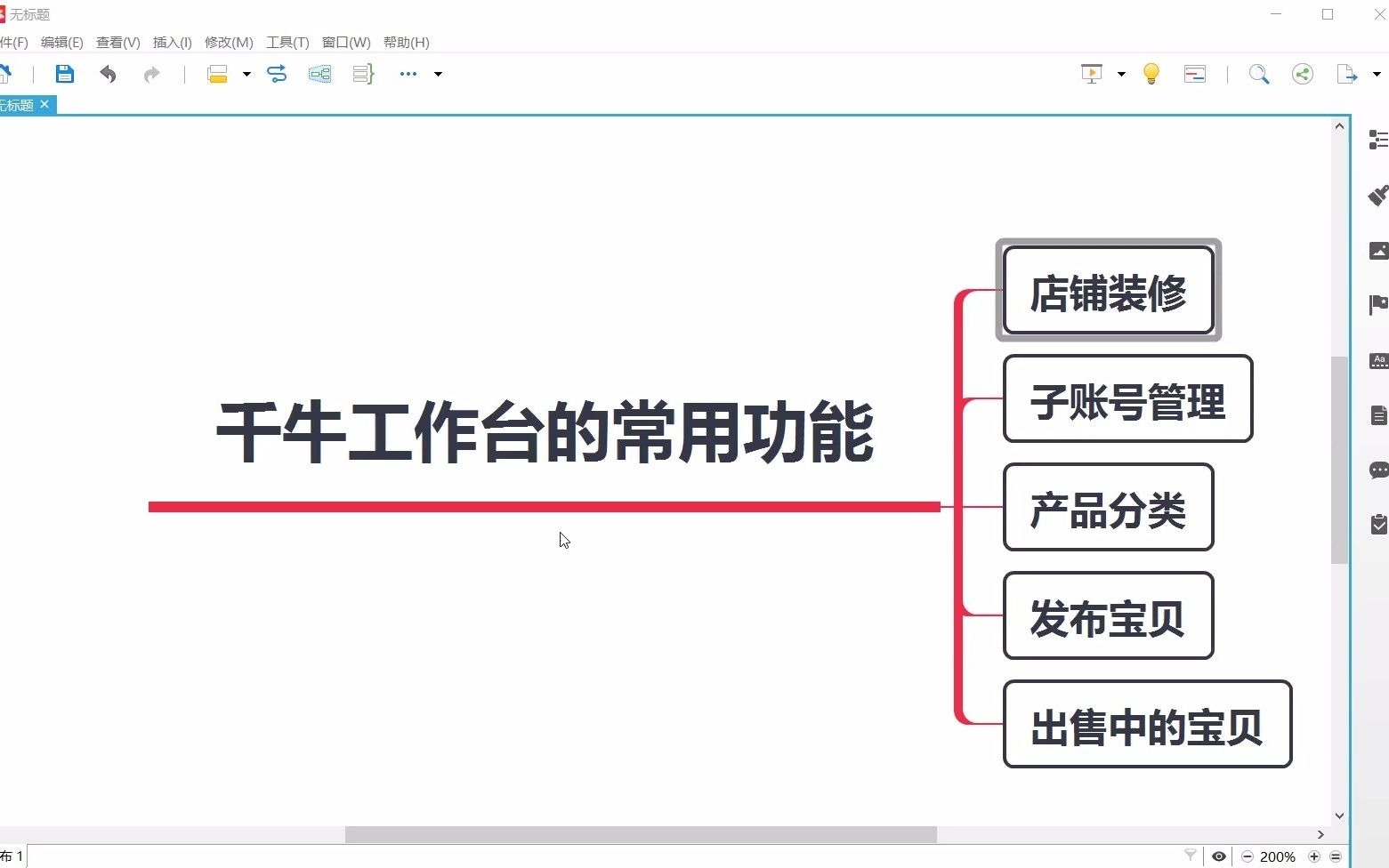 淘宝运营标题制作新手开店千牛后台常用工具一件代发注册店铺