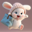 小兔子爱玩游戏 