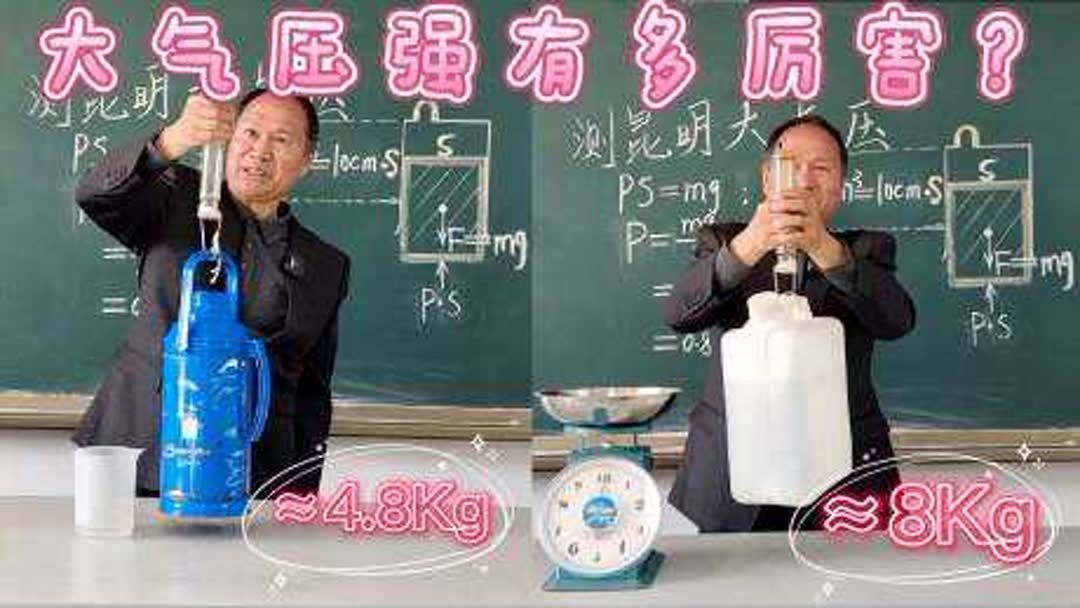 高二物理热学,气体性质,大气压强有多厉害?